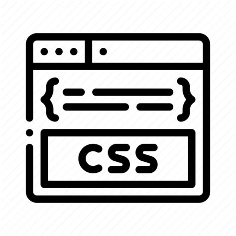 Css Technology System Software Website Programing Coding Icon