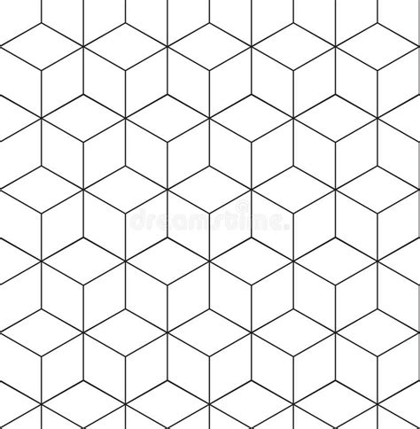 Technologically Seamless Pattern With Thin Lines Abstract Geometric Background Stock