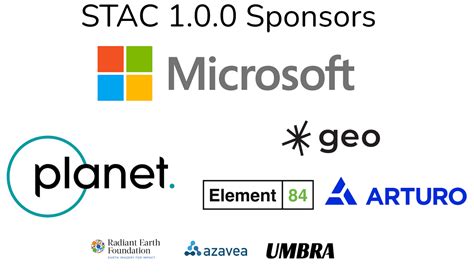 Spatiotemporal Asset Catalog Stac 100 Rc1 Released By Chris Holmes Radiant Earth