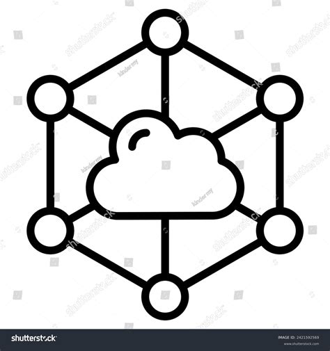 Iot Ecosystem Icon Line Vector Illustration Stock Vector Royalty Free 2421592569 Shutterstock