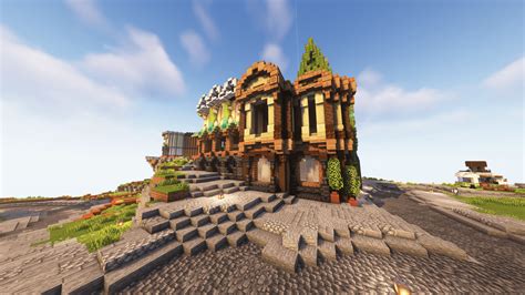 Город на сервере Legacyworld постройки и локации C разных серверов Майнкрафт на нашем сайте