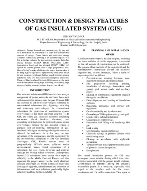 Gas Insulated Switchgear Schematic Diagram Pdf Wiring Diagram