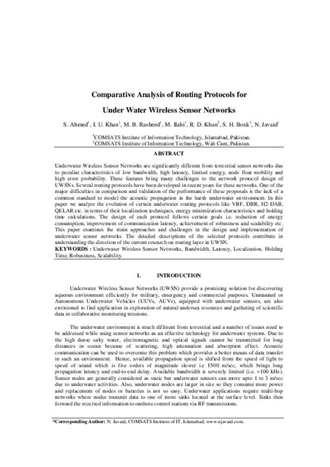 Pdf Comparative Analysis Of Routing Protocols For Voip In A Wireless