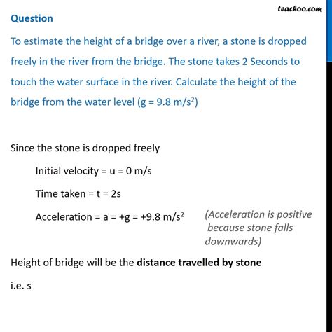 Different Equations Of Motion For Free Falling Object Teachoo