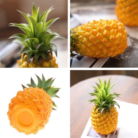 Buy Windfall Realistic Pineapple Artificial Fruits Fake Pineapple For