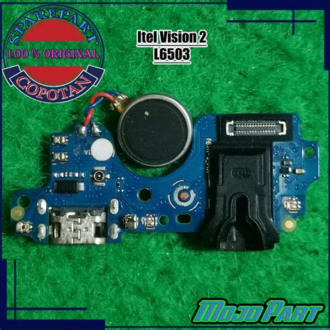 Jual Itel Vision 2 L6503 Papan Konektor Cas Pcb Ui Board Charger Mesin Bawah Copotan Shopee