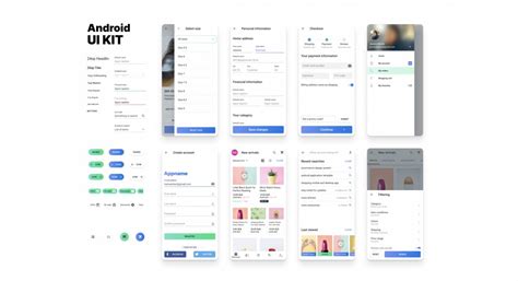 Freebie Android UI Kit For Figma UI Free