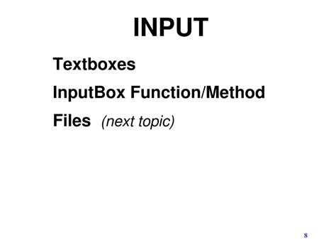 Input And Output Ppt Download