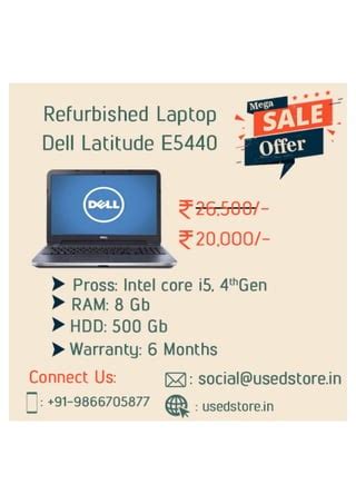 Refurbished Dell Latitude E Pdf Laptops Computing