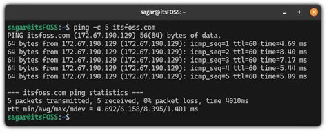 Ping Command Examples In Linux