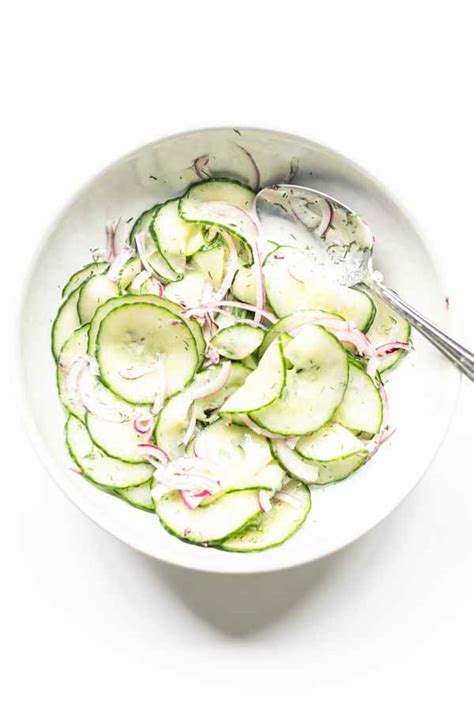 How To Make Dill Cucumber Salad Fast Food Bistro