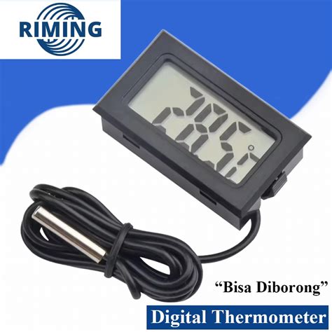 Jual Digital Thermometer Termometer Lcd With Sensor Waterproof Probe Shopee Indonesia