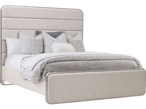 Brighton Queen Upholstered Bed In Grey Finish By Pulaski Pul P378 Br K1 B