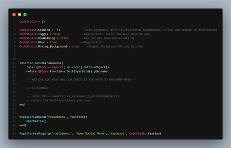 Radial Menu QB ESX Standalone FiveM Releases Cfx Re Community