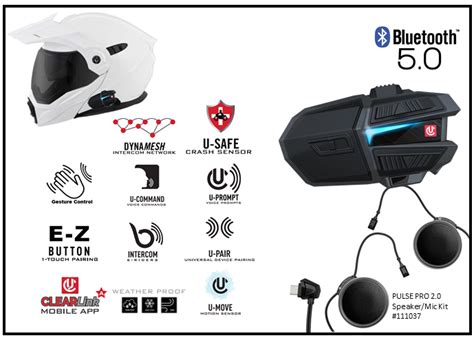 Uclear Motion Infinity Bluetooth Helmet Audio Kit — Ramjet Racing