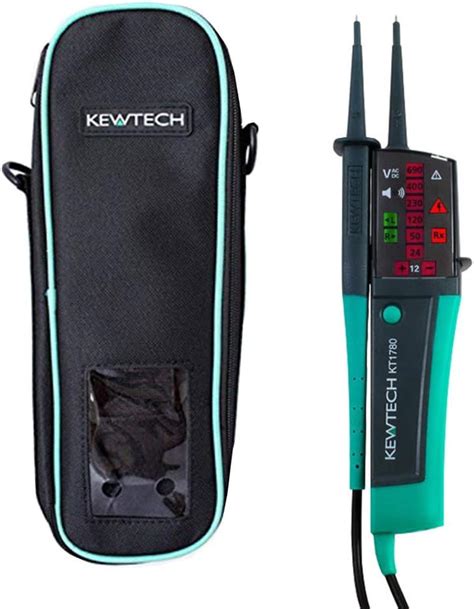 Kewtech KT1780 2 Pole Voltage Detector Continuity Tester With LED Display And Torch 690 V
