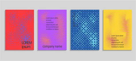 미니멀리즘 추상 벡터 하프톤은 디자인을 다룹니다 미래의 기하학적 템플릿 플래카드 배너 전단지 프리젠 테이션 및 보고서에 대한 벡터 템플릿 0명에 대한 스톡 벡터 아트 및