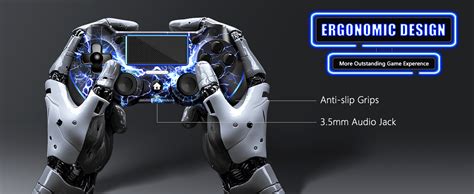 Amazon Com AceGamer Wireless Controller For PS4 Custom Design V2 Gamepad Joystick For PS4 With