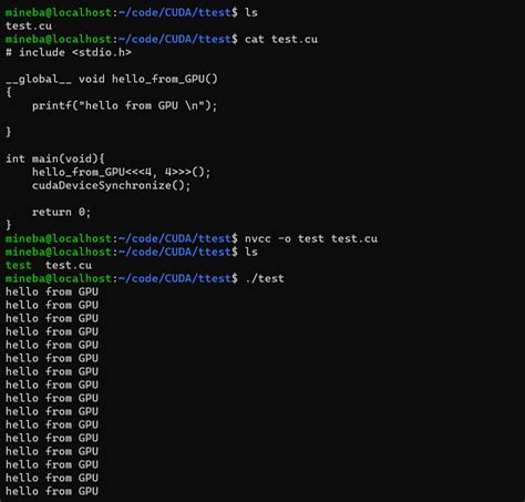 Cuda简介 配置和运行第一个cuda程序（windows和linux） Csdn博客
