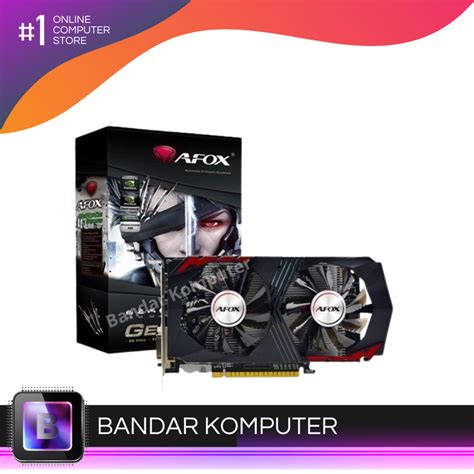 Jual Vga Card Afox Geforce Gtx Ti Gtx Ti Gb Gddr Bit Dual Fan Jakarta Pusat