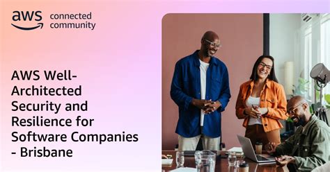 Aws Well Architected Security And Resilience For Software Companies