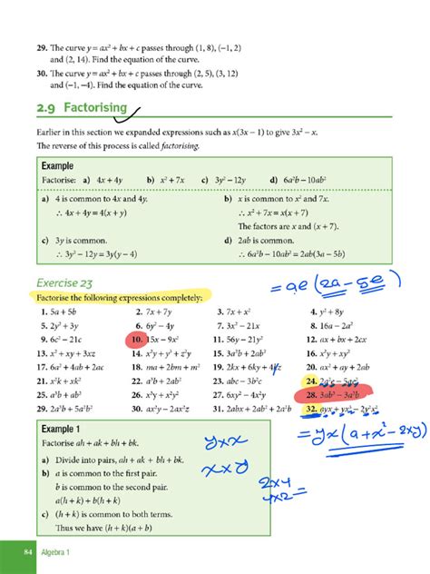 Factorisingandandandand Pdf