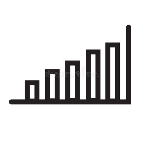 Statistical Chart Icon Vector Sign And Symbol Isolated On White Stock Vector Illustration Of