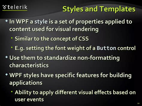 Introduction To Xaml And Wpf Ppt
