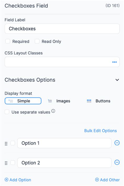 Checkboxes And Radio Buttons Formidable Forms