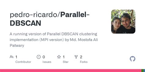 github pedro ricardo parallel dbscan a running version of parallel