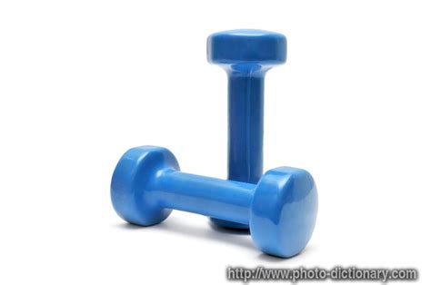 dumbells - photo/picture definition at Photo Dictionary - dumbells word ...