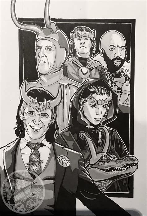 Loki And His Variants Art By Me R Loki