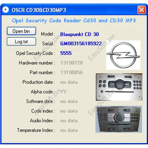 Opel Security Code Reader Cd30 And Cd30 Mp3 Opel Security Code Reader Cd30 And Cd30 Mp3