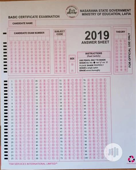 Optical Mark Reader Omr Scanners And Answer Sheets In Agege Computer And It Services Tsm