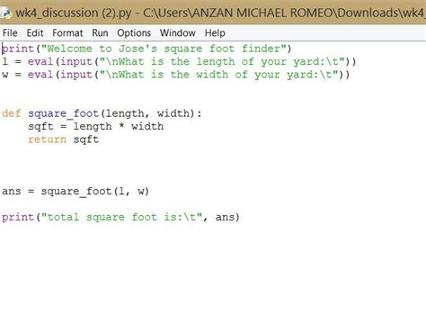 Solved Modify That Program Changing The Calculation Chegg Com