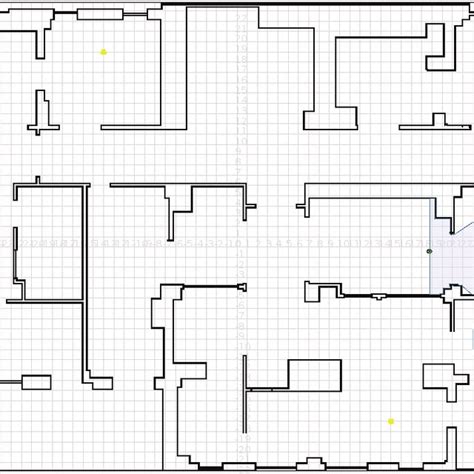 snapshots of two robots searching for three targets in a 25 region