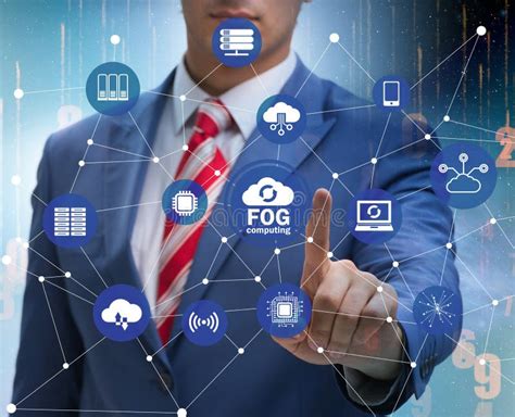 Fog And Edge Cloud Computing Concept Stock Image Image Of Internet Edge 281348307