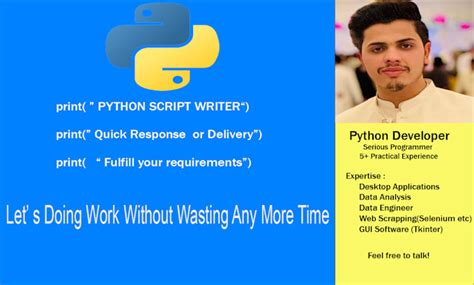 Do Python Simple Or Gui Projectsscripts And Scrapping By