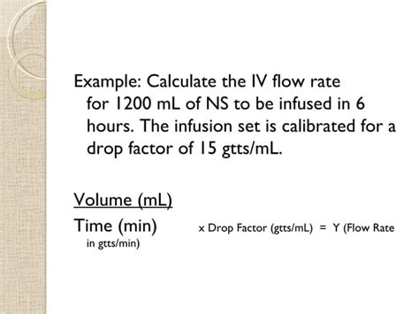 Intravenous Fluid Computations Ppt