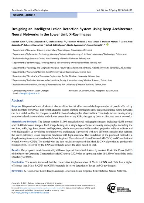 Pdf Designing An Intelligent Lesion Detection System Using Deep