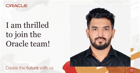 Fazulur Rahman J On Linkedin Weareoraclecss Newbeginnings Newjob