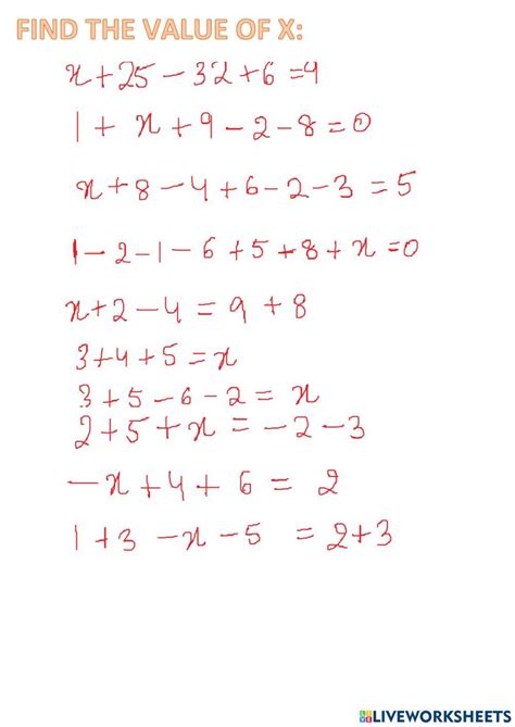 Find The Value Of The Expression Worksheet Education Com Worksheets Library