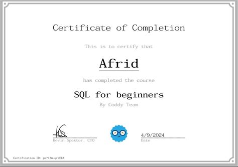 Shaik Afrid On Linkedin Sql Coddy Coddytech Dbms