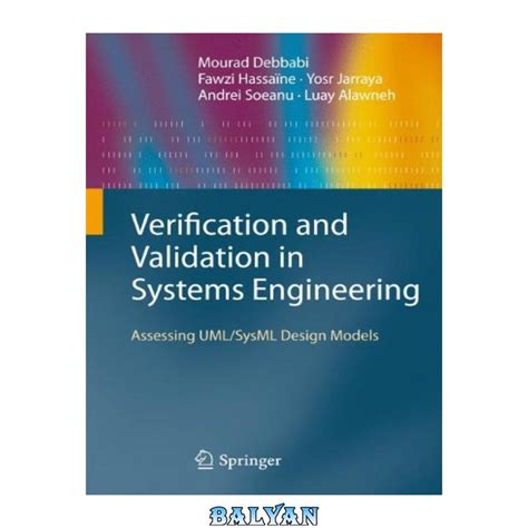 دانلود کتاب Verification and Validation in Systems Engineering Assessing UML SysML Design