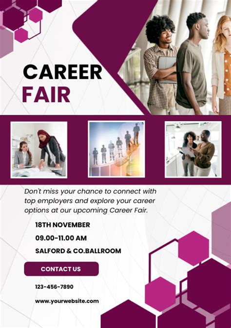 Career Fair Temlplate Template Postermywall