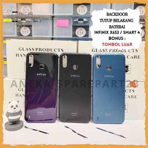 Jual Backcover Backdoor INFINIX SMART 4 X653 Cover Belakang Tutup Casing Belakang Tutup
