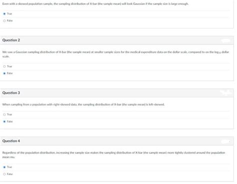 Solved Even With A Skewed Population Sample The Sampling Chegg