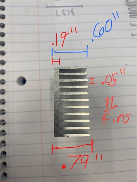 solved as a two dimensional fin array in the lisa fea