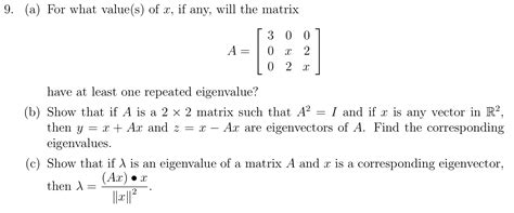 Solved 9 A For What Value S Of X If Any Will The Chegg Com