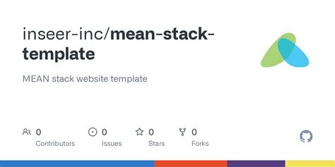 GitHub Inseer Inc Mean Stack Template MEAN Stack Website Template